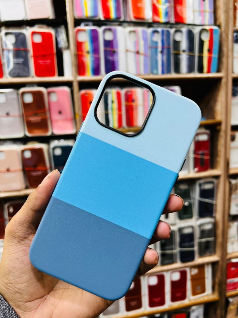 iPhone 12 Pro Max Attractive Leather Mobile Case - Covers.pk