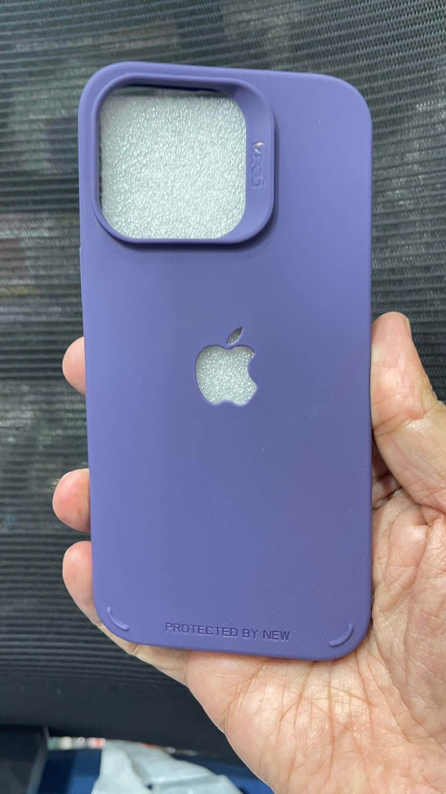 iPhone 12 Pro Max Gear 4 New Apple Logo Cut Silicon Case - Covers.pk